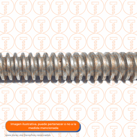 Varilla Roscada Acme Inoxidable 1 metro - 5/8" - 6H - Tornillos AM